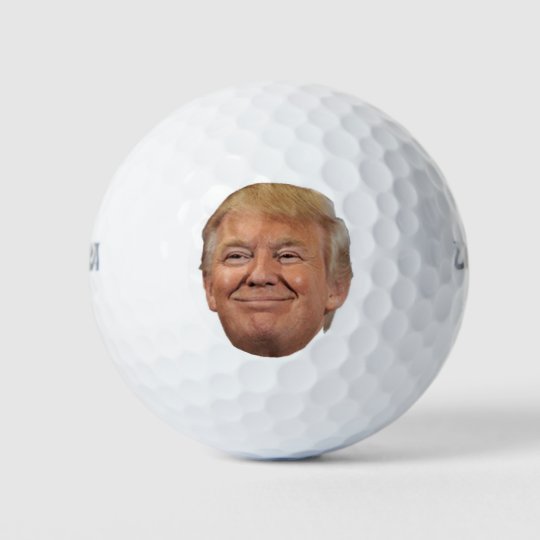 Trump face Golf Ball | Zazzle.com