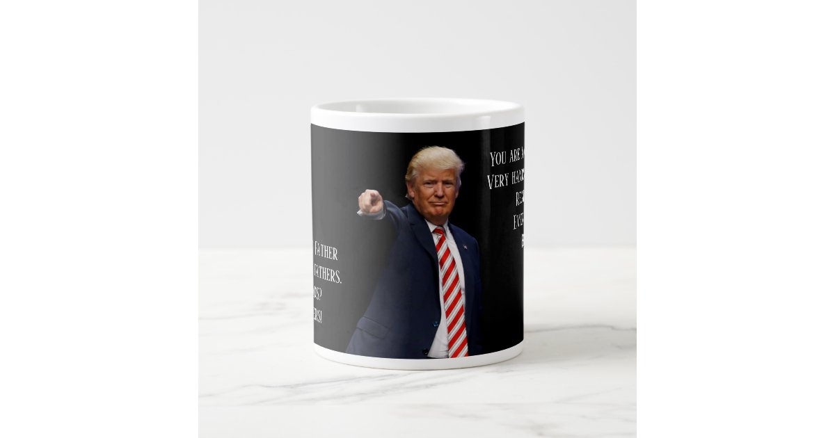 Trump Father's Day Jumbo Mug | Zazzle