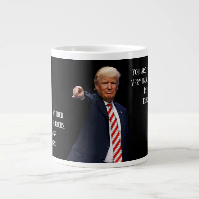 Trump Father's Day Jumbo Mug | Zazzle