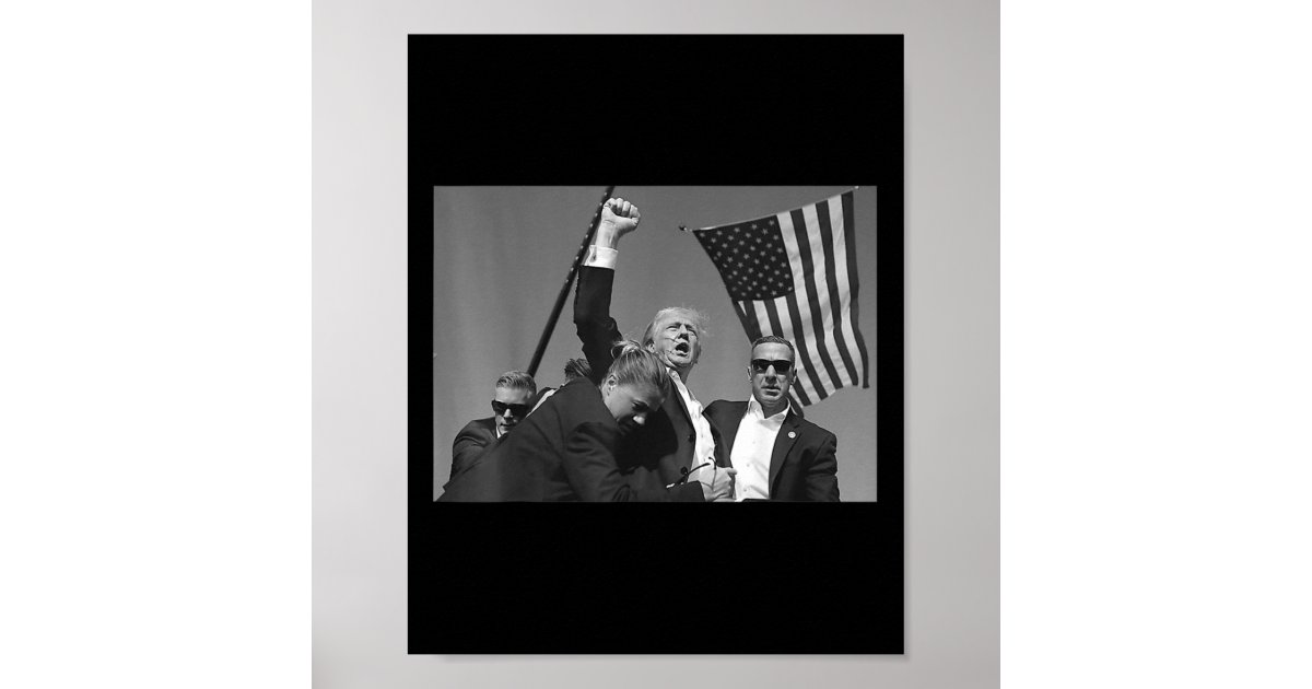 Trump Fist Pump Poster | Zazzle