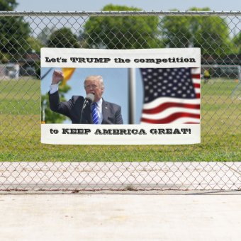 Trump for President 2020 Banner | Zazzle