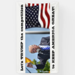 Trump for President 2020 Banner | Zazzle