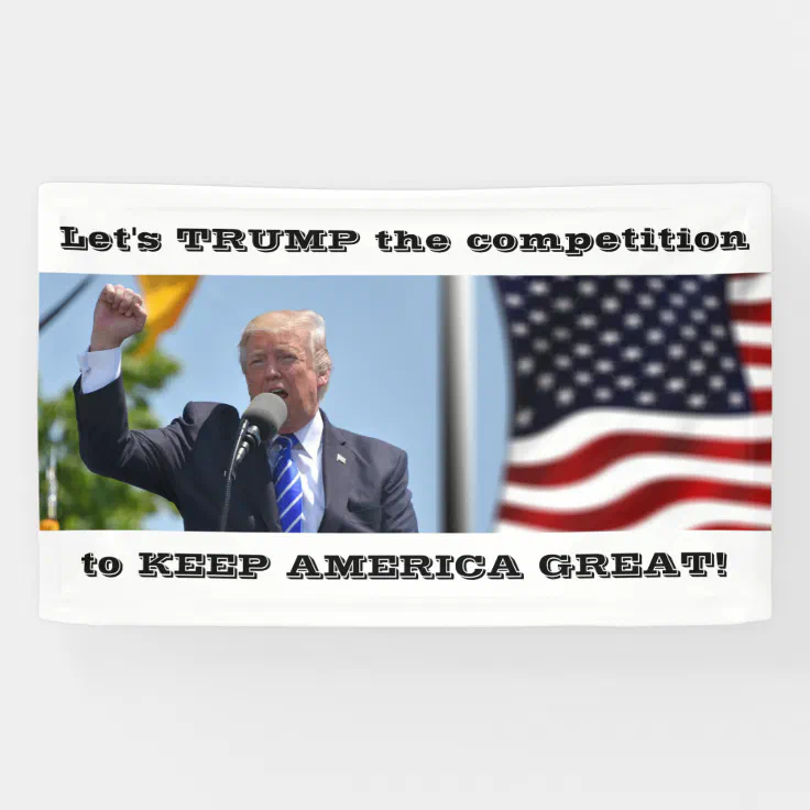 Trump for President 2020 Banner | Zazzle