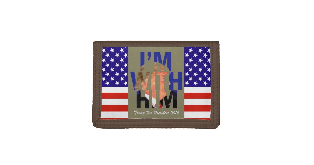 "Trump For President Trifold Wallet | Zazzle