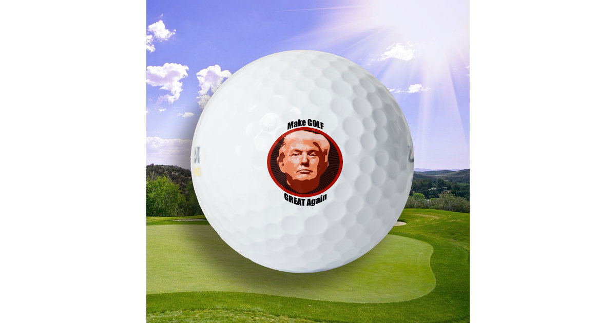 Trump Great Golf Golf Balls | Zazzle