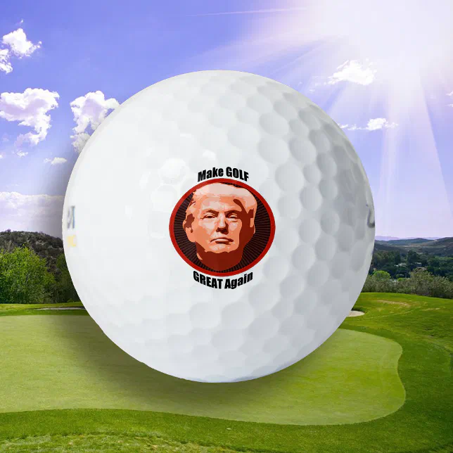Trump Great Golf Golf Balls | Zazzle