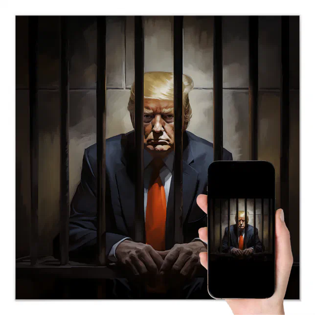 Trump in Jail. Poster | Zazzle
