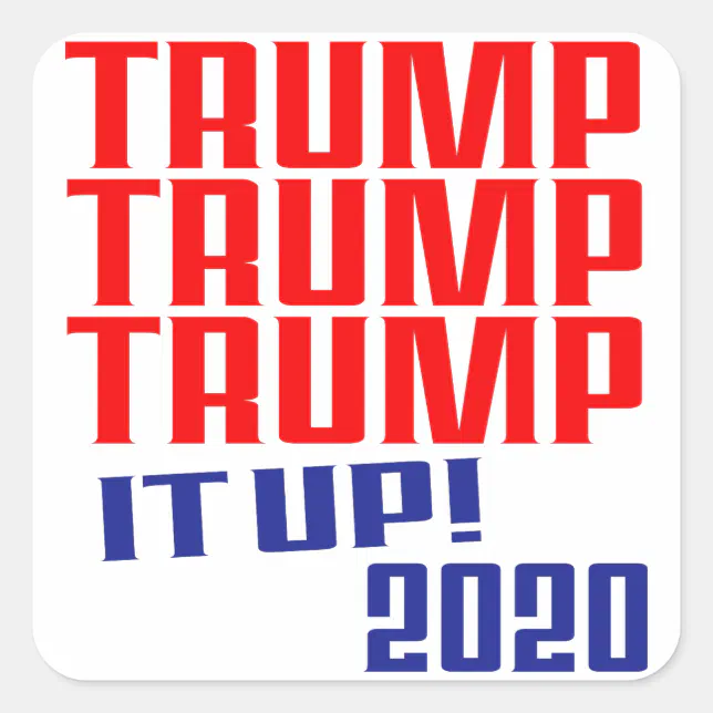 Trump it Up! Trump 2020 - Stickers (Set of 20) | Zazzle