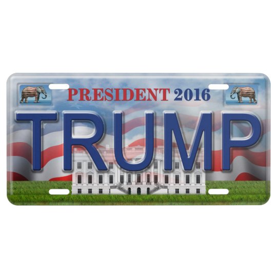 Trump License Plate | Zazzle.com