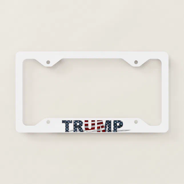 Trump License Plate Frame | Zazzle