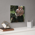 TRUMP LOVES PUTIN SQUARE WALL CLOCK | Zazzle