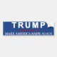 Trump Make America Safe Again Bumper Sticker | Zazzle