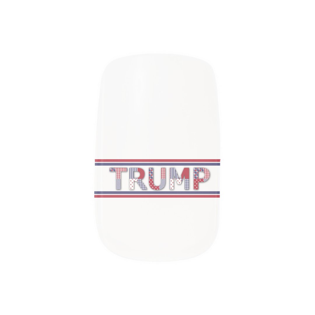 Trump Minx Nail Wraps | Zazzle