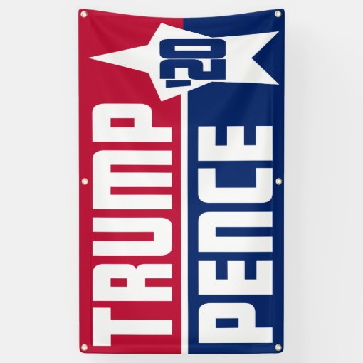 Trump/Pence 2020 Banner | Zazzle