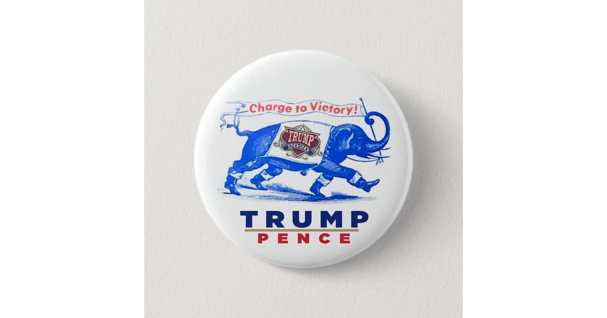 Trump Pence 2020 Button | Zazzle