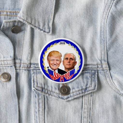 Trump Pence 2020 Button | Zazzle