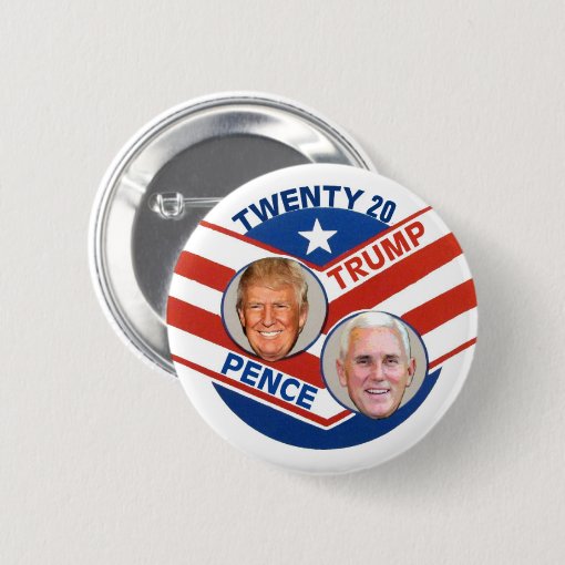 Trump Pence 2020 Button | Zazzle