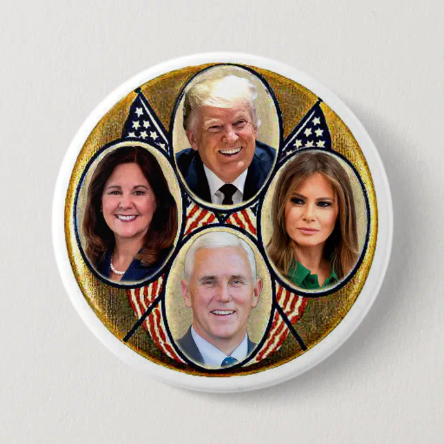 Trump/Pence 2020 Button | Zazzle