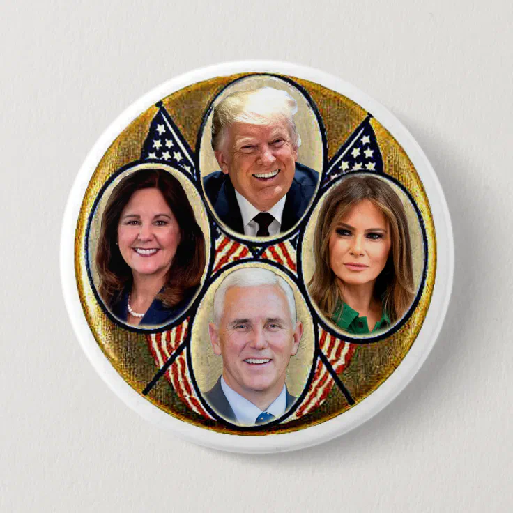 Trump/Pence 2020 Button | Zazzle