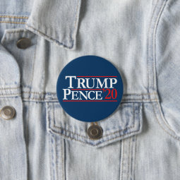 Trump Pence 2020 - Vintage Reagan Design Button | Zazzle