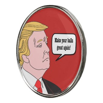 Trump Personalize Golf Ball Marker | Zazzle
