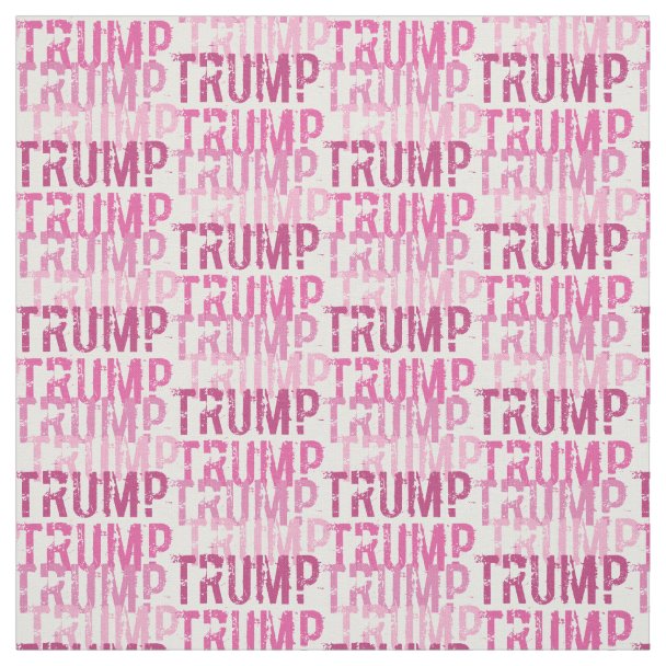 TRUMP 2020 PENCE 2024 FABRIC | Zazzle
