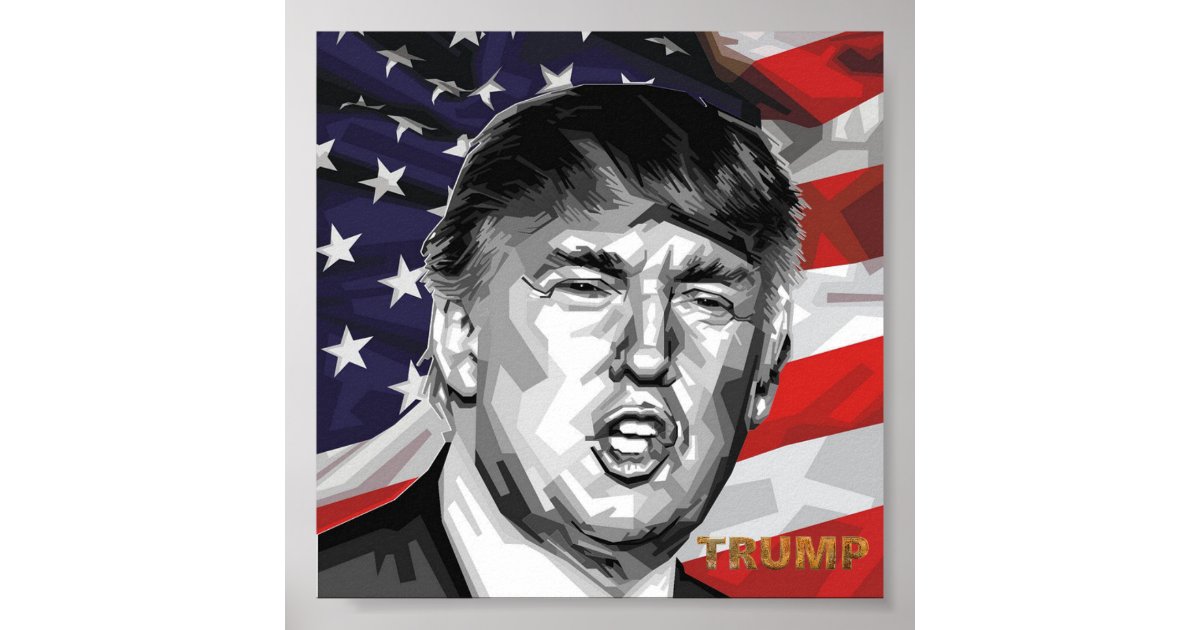 Trump Poster Zazzle