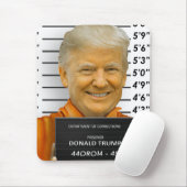 Trump Prison Mugshot Moron 45 Mouse Pad | Zazzle