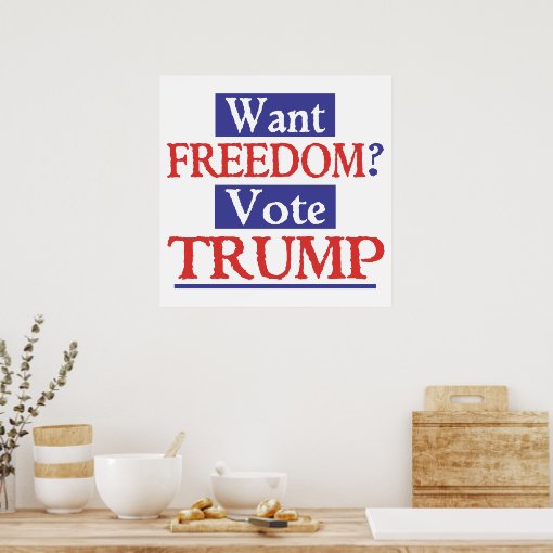 Trump - Pro Donald Trump Poster | Zazzle
