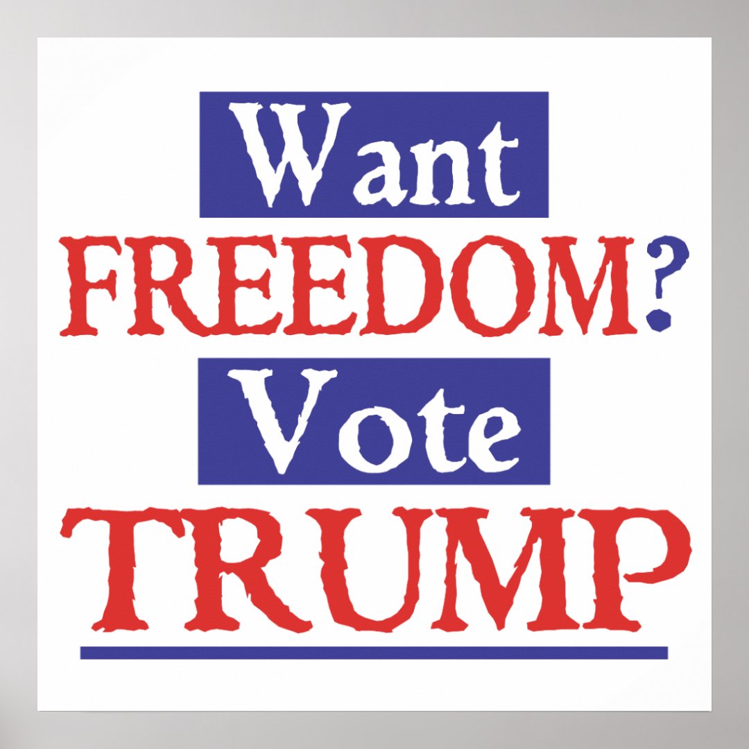 Trump - Pro Donald Trump Poster | Zazzle