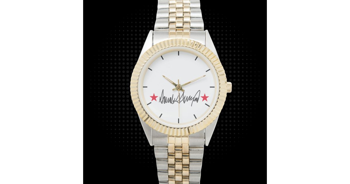 Trump Signature Watch | Zazzle