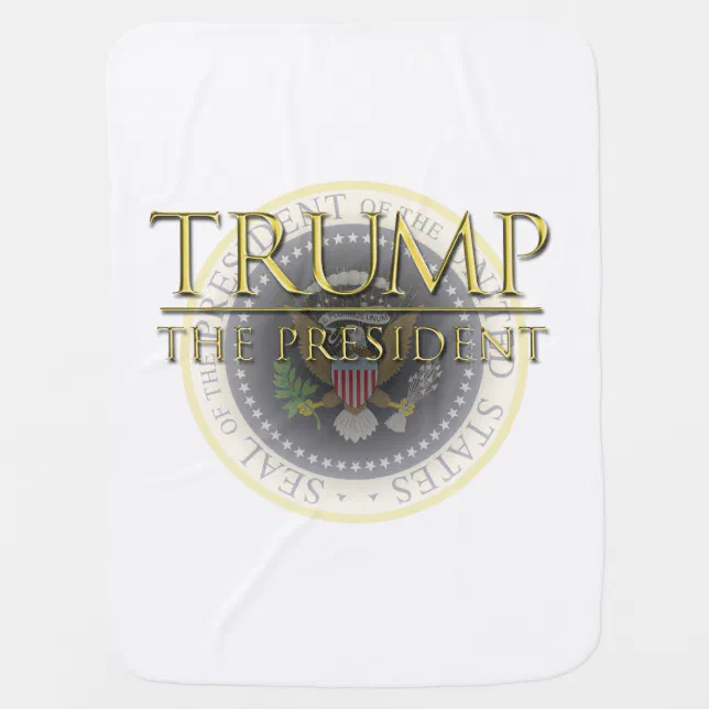 Trump - The President Baby Blanket | Zazzle