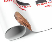 Trump, the worst Christmas gift ever! Wrapping Paper | Zazzle