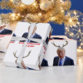 Trump, the worst Christmas gift ever! Wrapping Paper | Zazzle