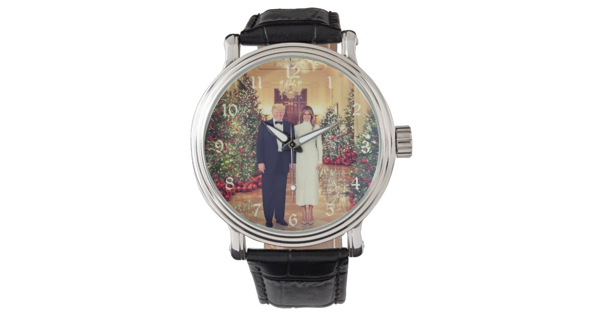 Trump US President White House Christmas Watch | Zazzle