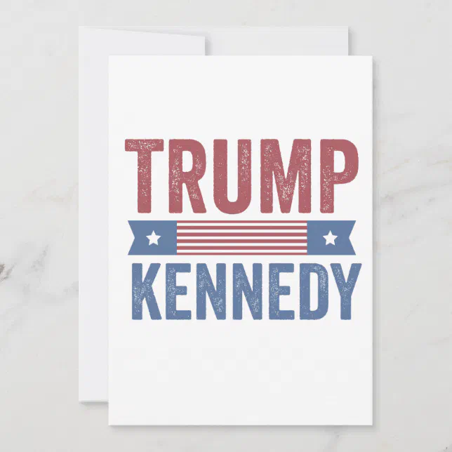 Trump Vance Kennedy take America back again Invitation | Zazzle