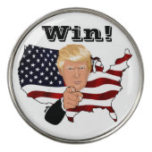 TRUMP Win! Golf Ball Marker | Zazzle
