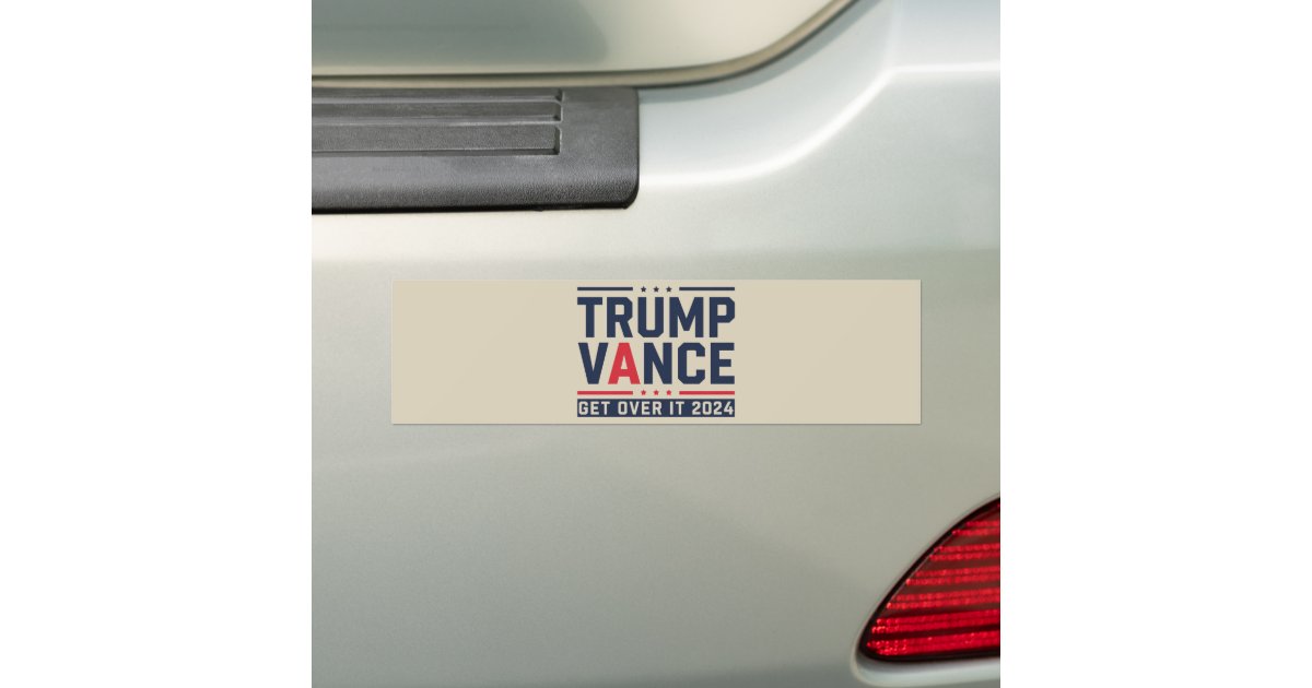 Trump Won 2024 Election President Trump Vance Bumper Sticker | Zazzle