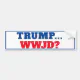 "Trump... WWJD" Anti Trump Bumper Sticker | Zazzle