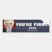 Trump You're Fired Bumper Sticker (A) | Zazzle