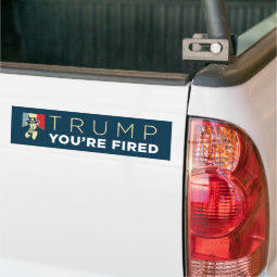 "Trump, You're Fired" Uncle Sam Bumper Sticker | Zazzle
