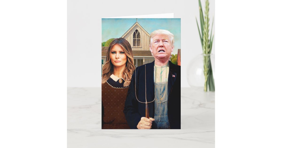 Trumped Up Anniversary Card | Zazzle