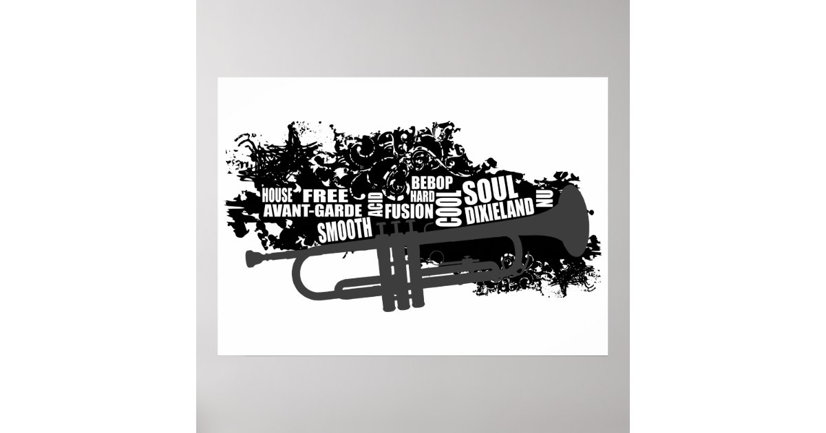 Trumpet and styles poster | Zazzle