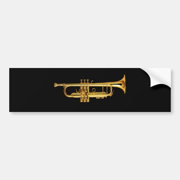 Trumpet Bumper Sticker | Zazzle.com