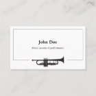 Trumpet Logo - Business Card | Zazzle.com