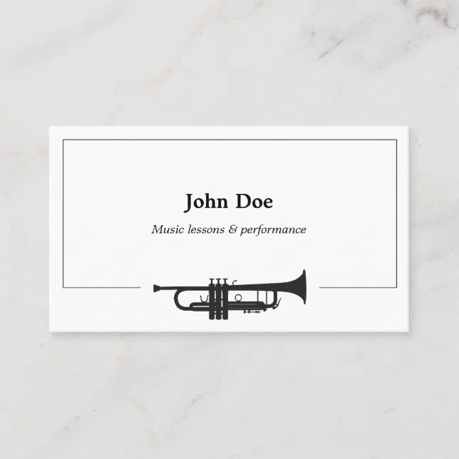 Trumpet Business Card | Zazzle