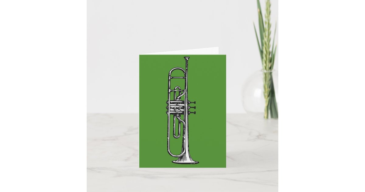Trumpet Card | Zazzle