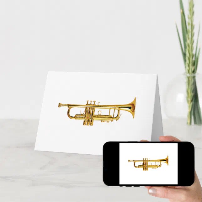 Trumpet Card | Zazzle