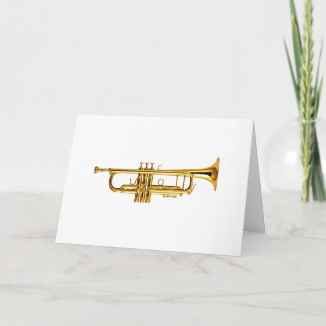 Trumpet Card | Zazzle