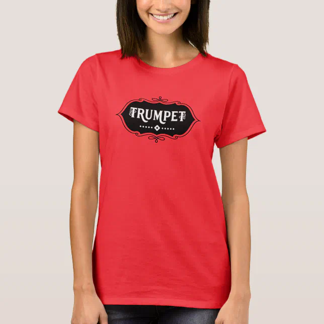 Trumpet Emblem T-Shirt | Zazzle